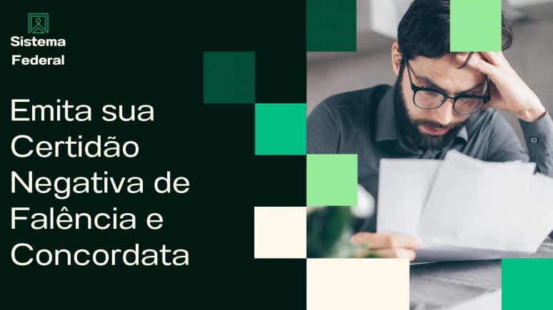 Emita Certidão 【Negativa】 de Falência e Concordata do TJ - Modelo/SC